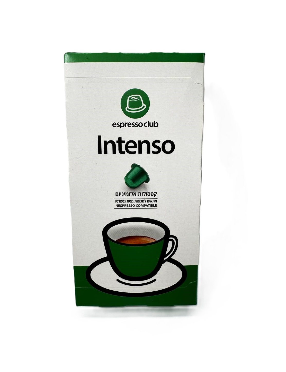 קפסולות אספרסו קלאב אנטינסו – 10 יח’ Espresso Club intenso – Snacks Point